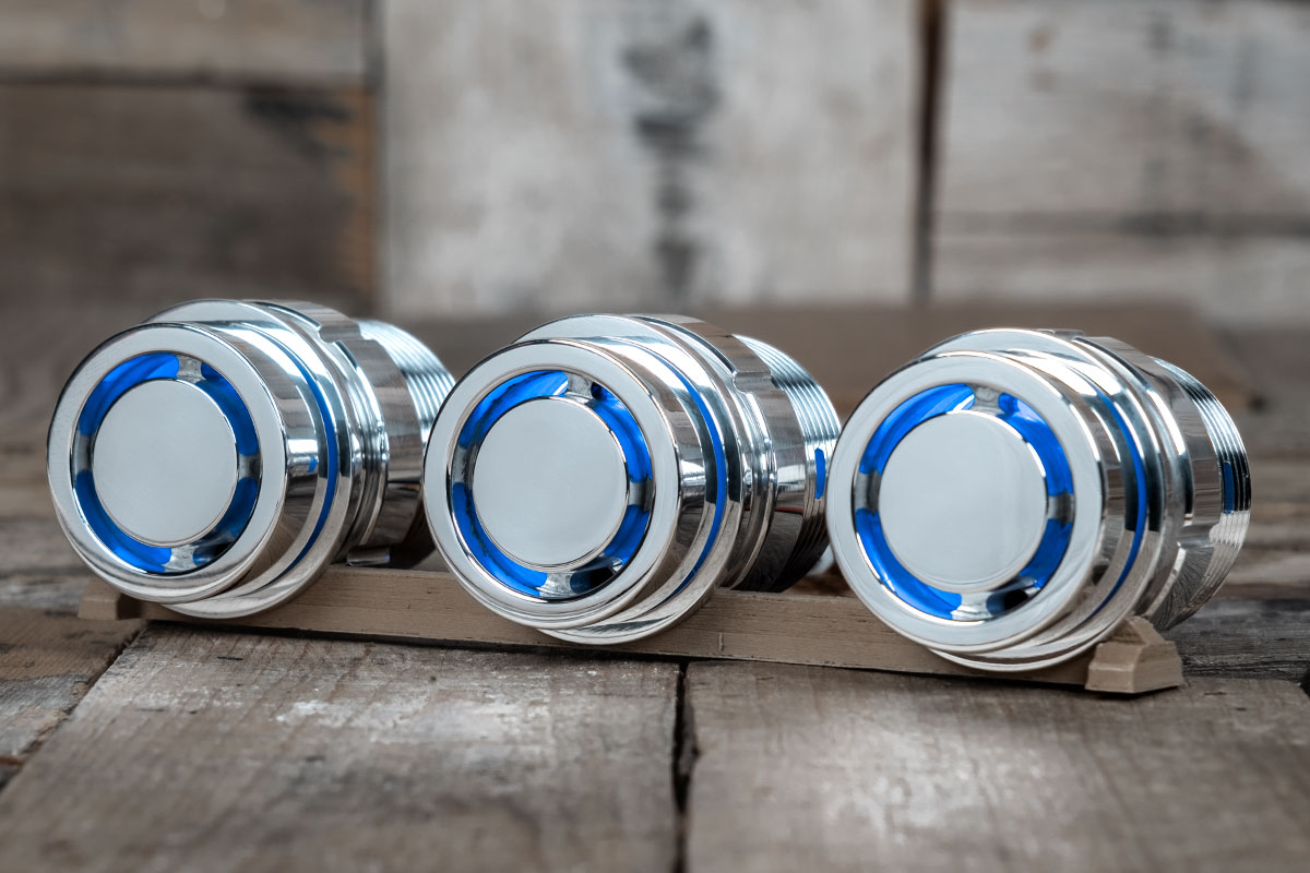 Reactor PODS with Smooth Knob Blue LED by Restomod Air