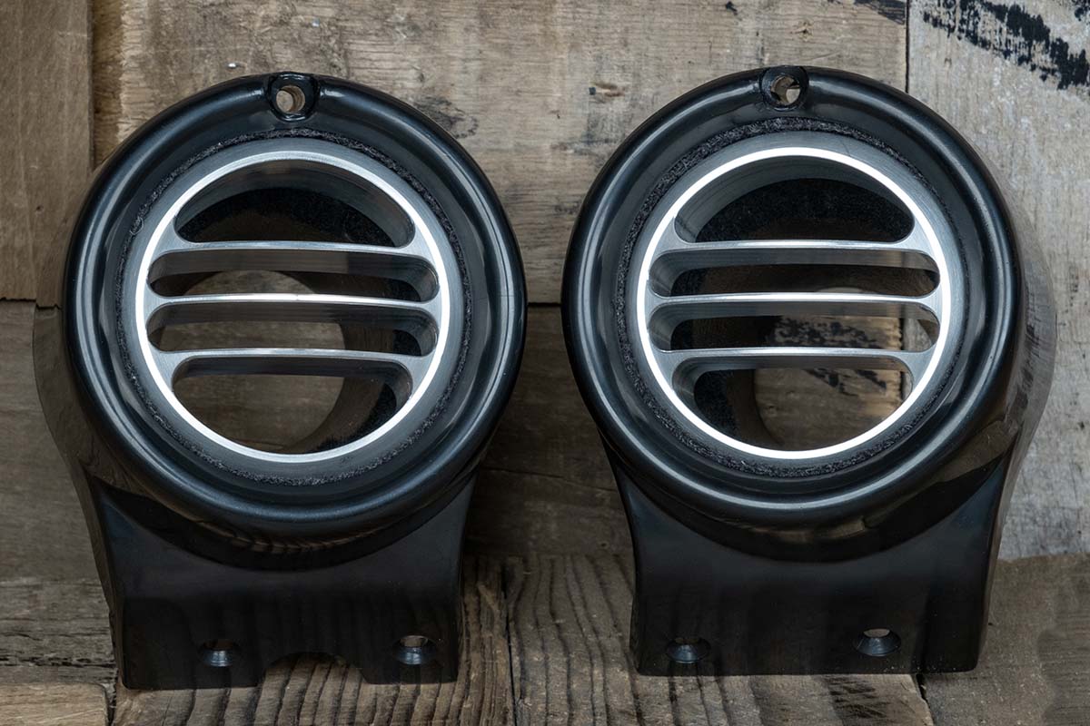 67-72 Chevy Truck Billet Aluminum Tres A/C Vents w/ Chrome Bezel ...