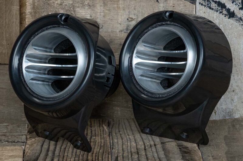 67-72 Chevy Truck Billet Aluminum Tres A/C Vents w/ Black Bezel ...