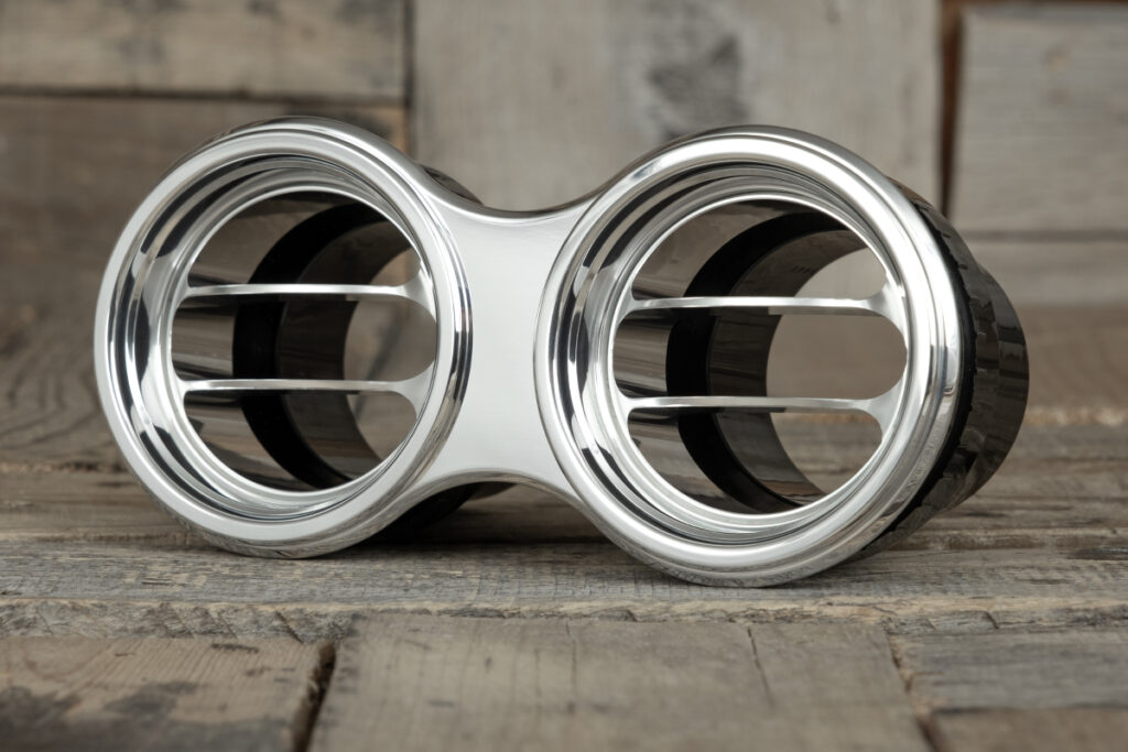 NUK Dual Deep Dish Dual Vane Billet Aluminum A/C Vent by Restomod Air