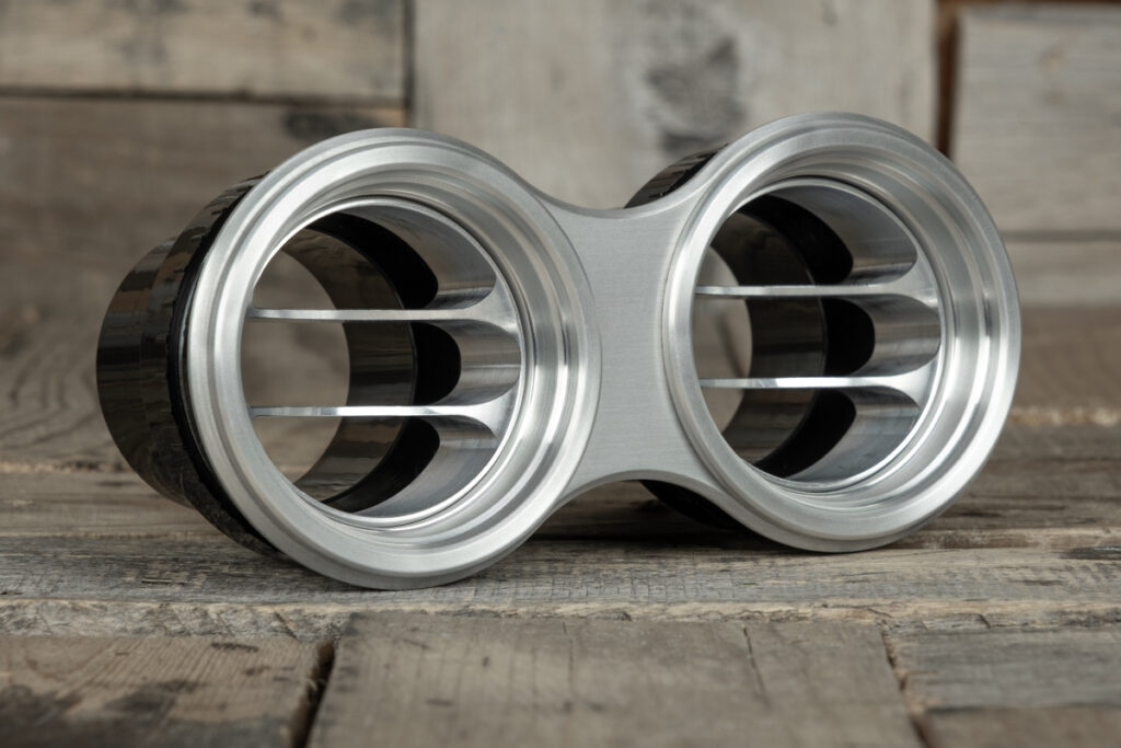 NUK Dual Deep Dish Dual Vane Billet Aluminum A/C Vent by Restomod Air