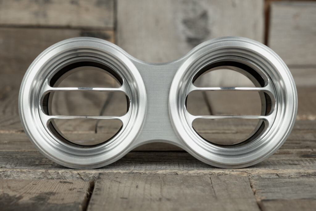 NUK Dual Deep Dish Dual Vane Billet Aluminum A/C Vent by Restomod Air