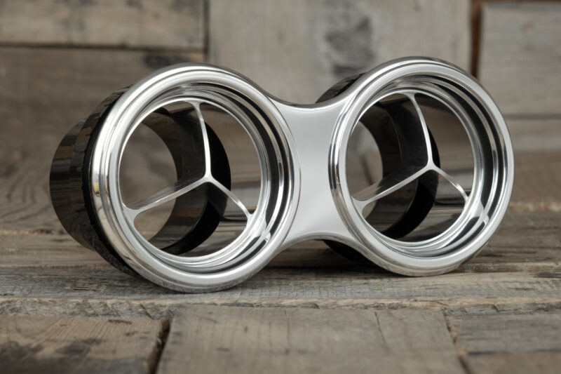 NUK Dual Deep Dish Triple Vane Billet Aluminum A/C Vent by Restomod Air