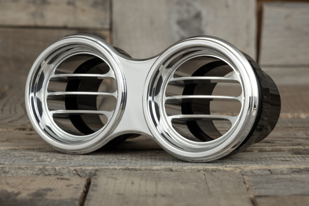 NUK Dual Deep Dish Tres Billet Aluminum A/C Vent by Restomod Air
