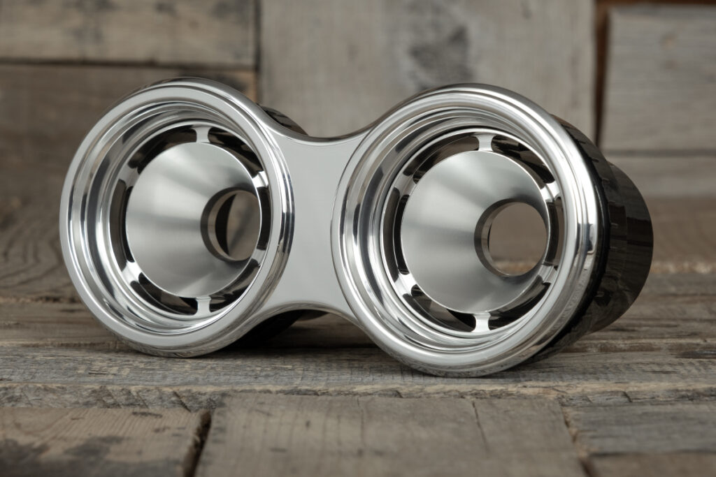 NUK Dual Deep Dish Vortex Billet Aluminum A/C Vent by Restomod Air
