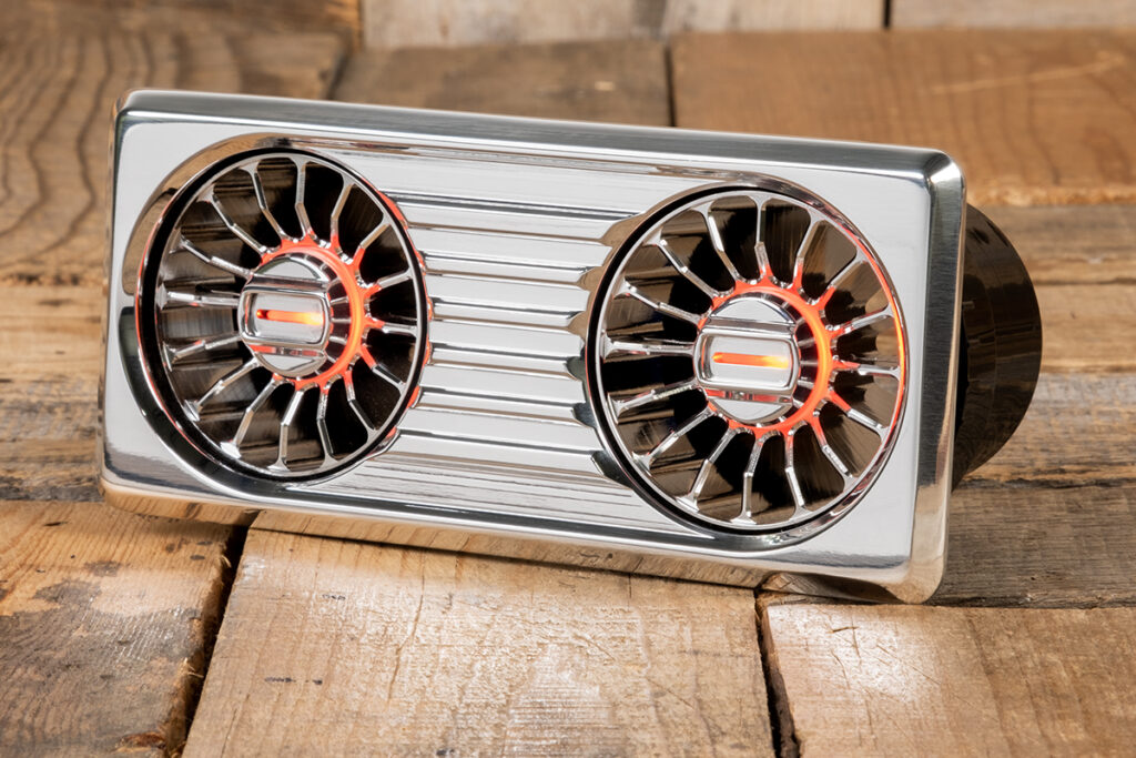 Quantum Dual Halo Red A/C Vent by Restomod Air
